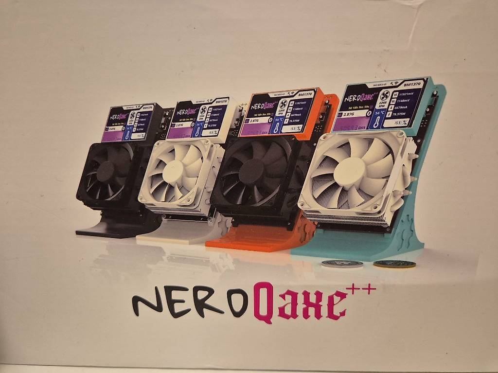 Neuwertiger Bitcoin Solo Miner Lotterie Mining Nerdqaxe++ Canton Zurich ...