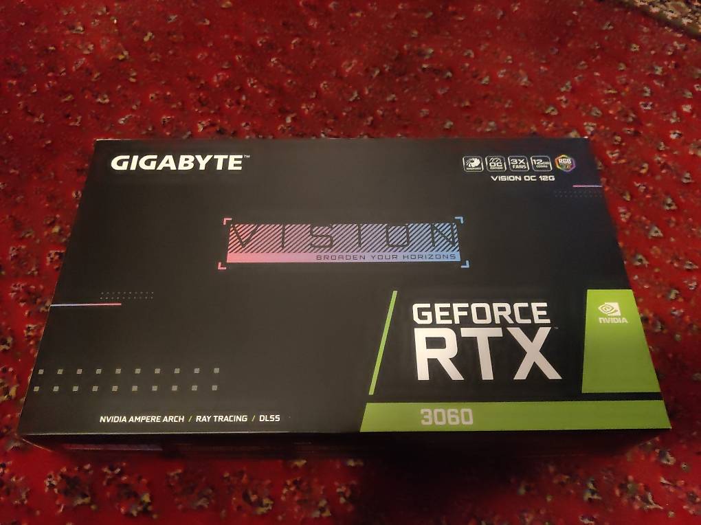 Carte graphique GPU Gigabyte Vision RTX 3060 12Gb Canton Genève - anibis.ch