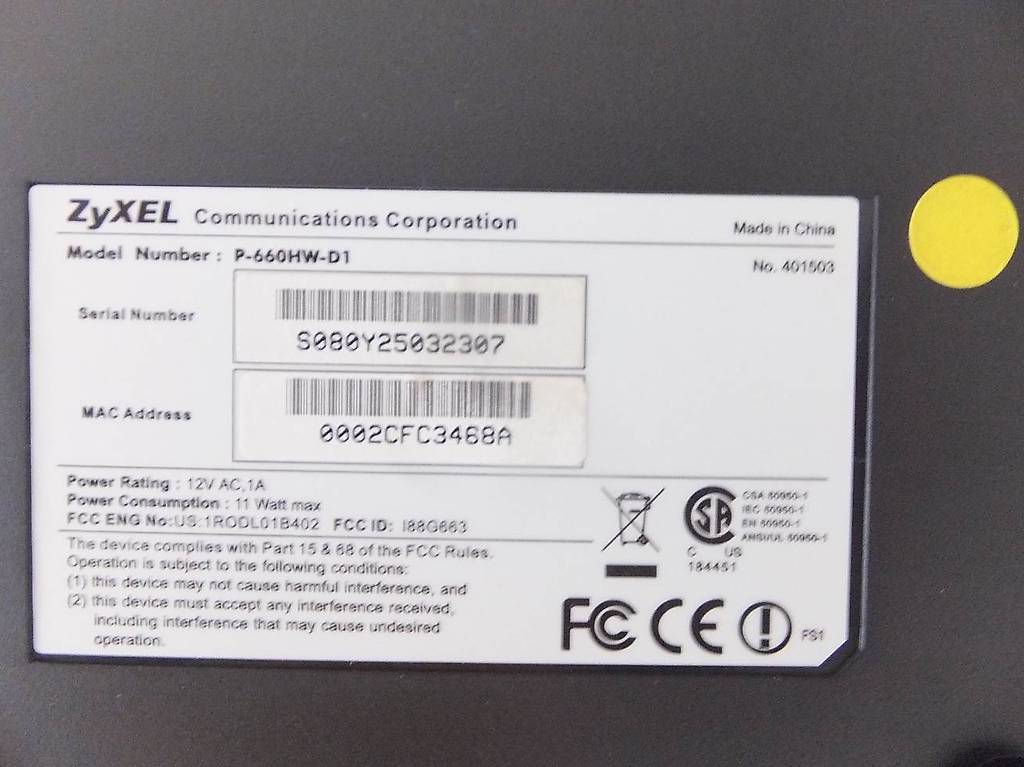 Wireless Router ZyXEL P-660-HW-D1 im Kanton Bern - anibis.ch