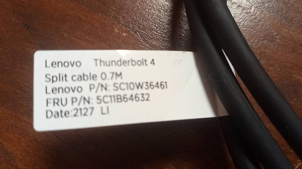 Lenovo ThinkPad Thunderbolt 4 Split Cable im Kanton Aargau - anibis.ch