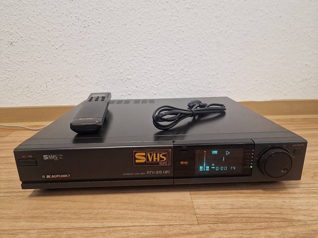 blaupunkt rv 915 s-vhs rekorder revidiert & fernbedienung im Kanton ...