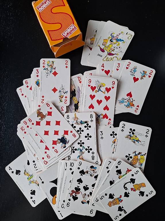 Jeu de cartes du journal Spirou couleurs des années 1990 Canton Vaud ...