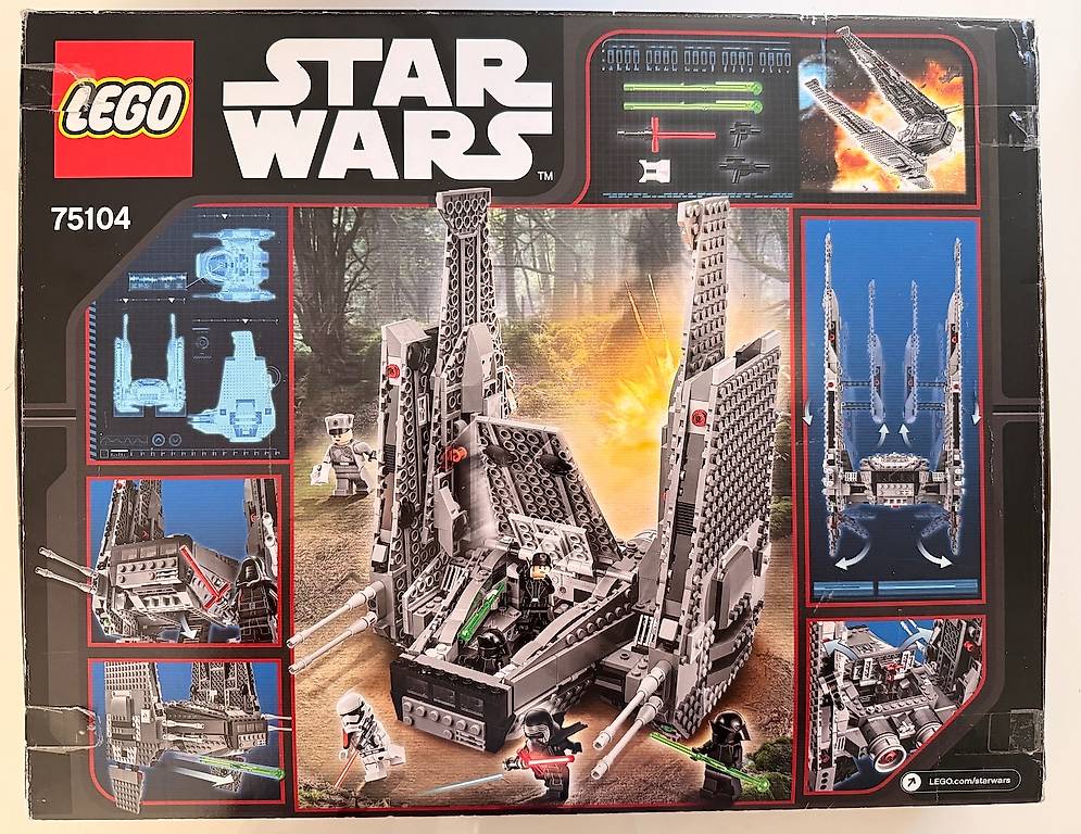 LEGO Star Wars 75104 - La navette de commandement de Kylo Re Canton ...