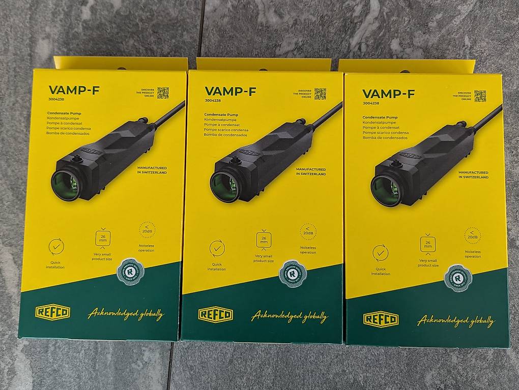 3 Pompes de relevage \ Pompes à condensant REFCO Vamp-F Canton Vaud ...