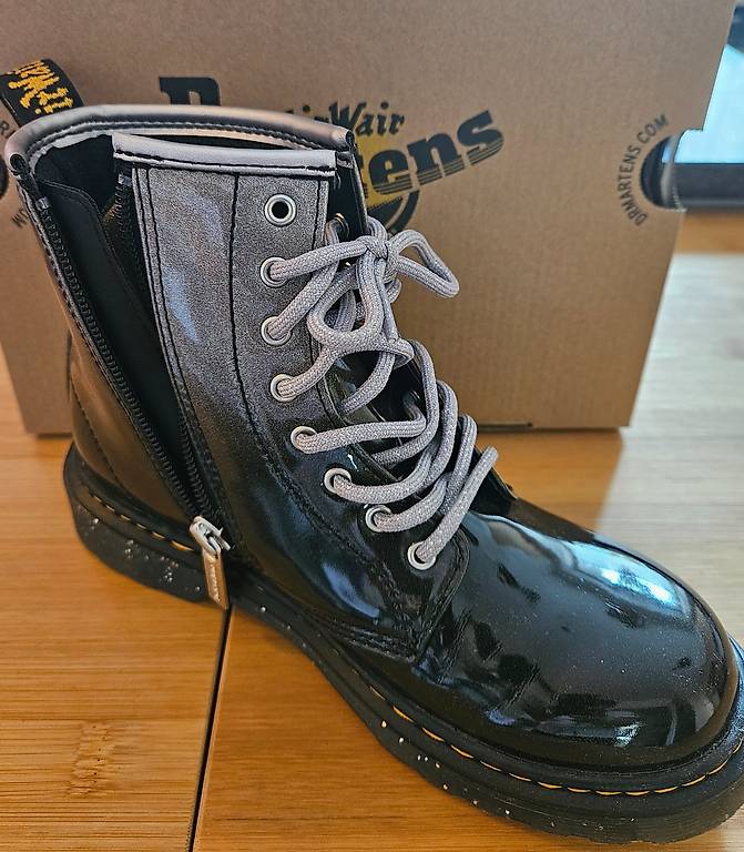 Dr Martens Gliter J Silvère black 35 Canton Vaud - anibis.ch