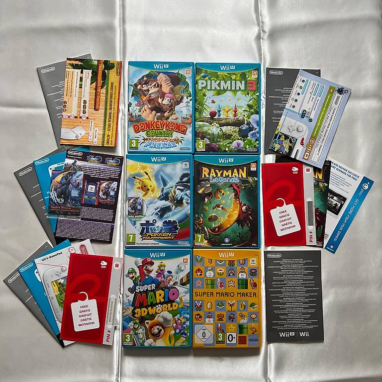 Jeux Wii U et carte amiibo - Prix en description Canton Genève - anibis.ch