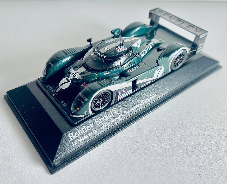Modèle réduit 1/43 Bentley Speed8 - 24h du Mans 2003 Canton Genève ...
