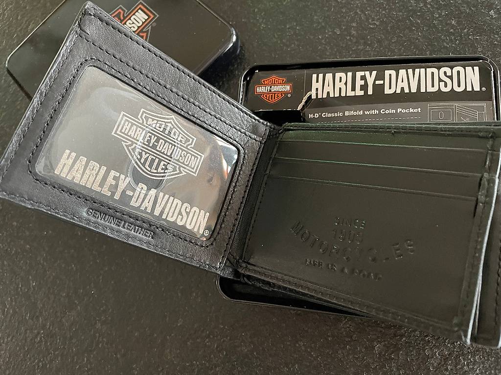Harley-Davidson Men's H-D Classic Bi-Fold RFID Wallet Canton Vaud ...