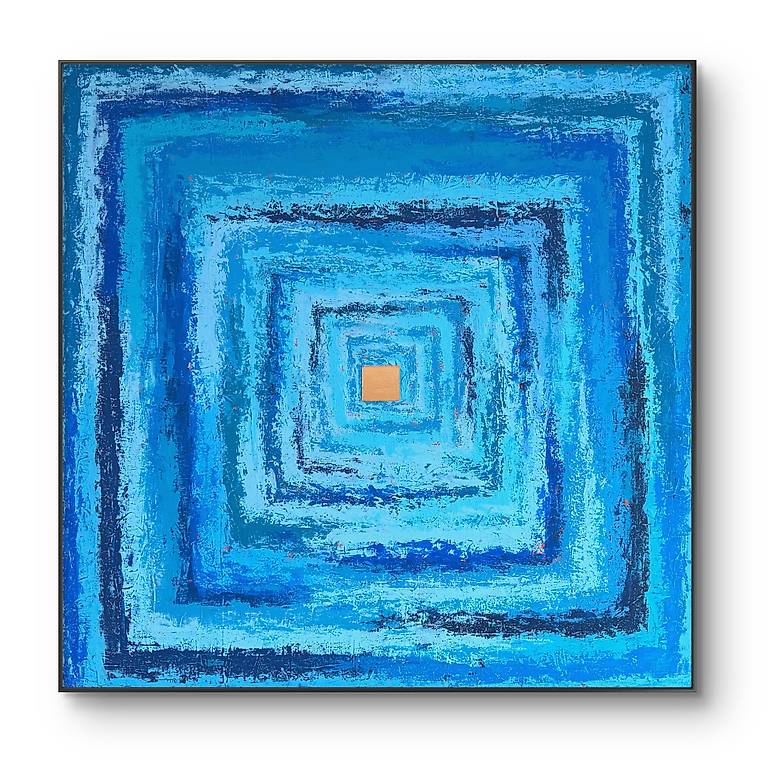 Tableau XL 1 mètre s/1 mètre, exemplaire unique et signé Canton Genève ...