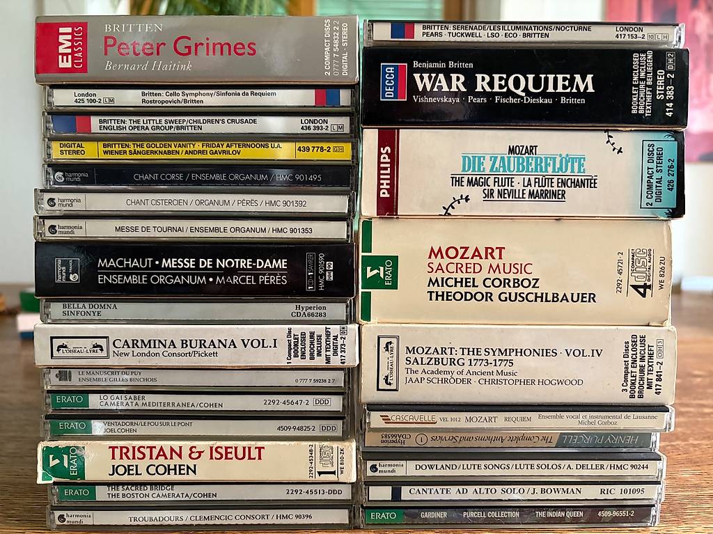 COLLECTION DE CD MUSIQUE CLASSIQUE - 155 CD + 17 COFFRETS Canton Genève ...