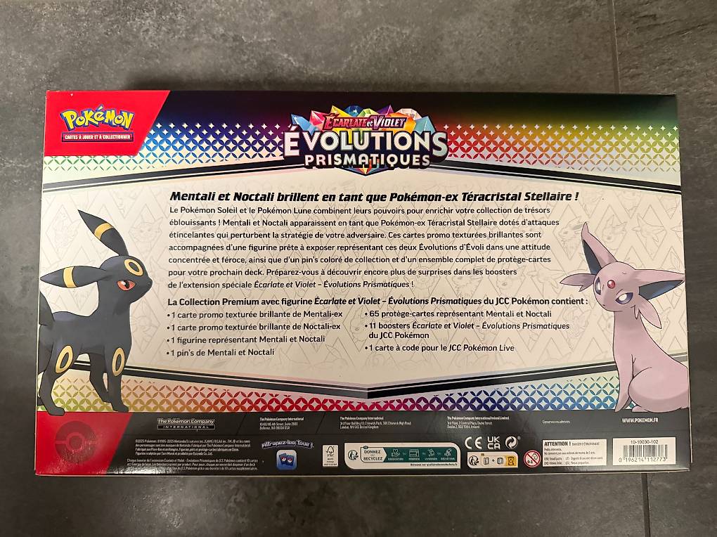 Coffret Pokémon évolution prismatique 8.5?? Canton Valais - anibis.ch